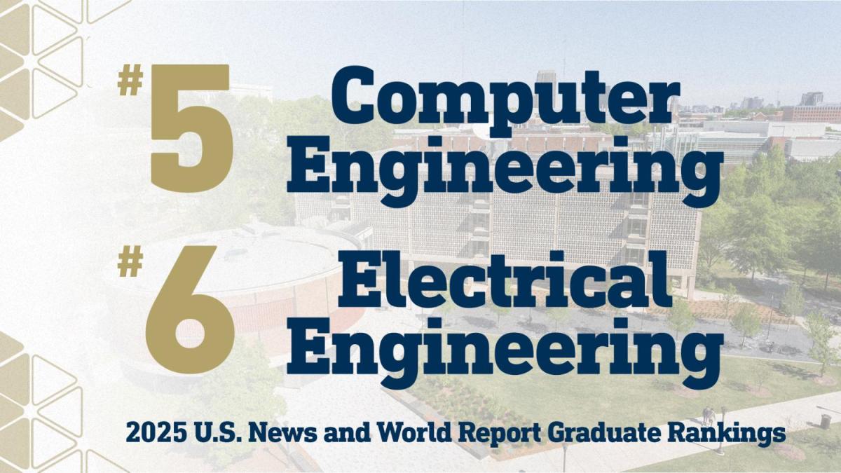 ECE Continues to Rank Among Best Graduate Programs